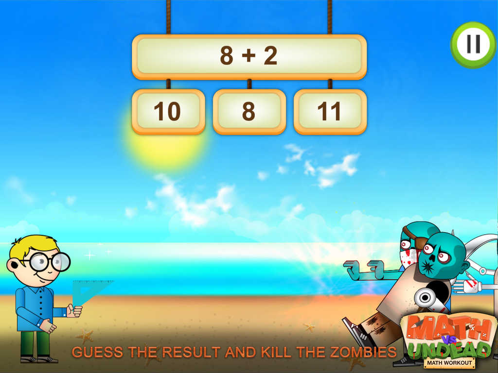 Math vs Zombies - Educational Games for Kids - Touch Arcade