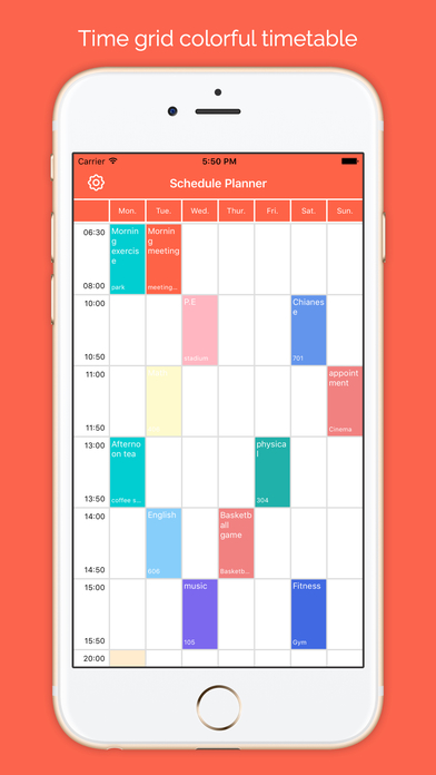 Schedule Planner Daily Calendar Class Schedule App Download 