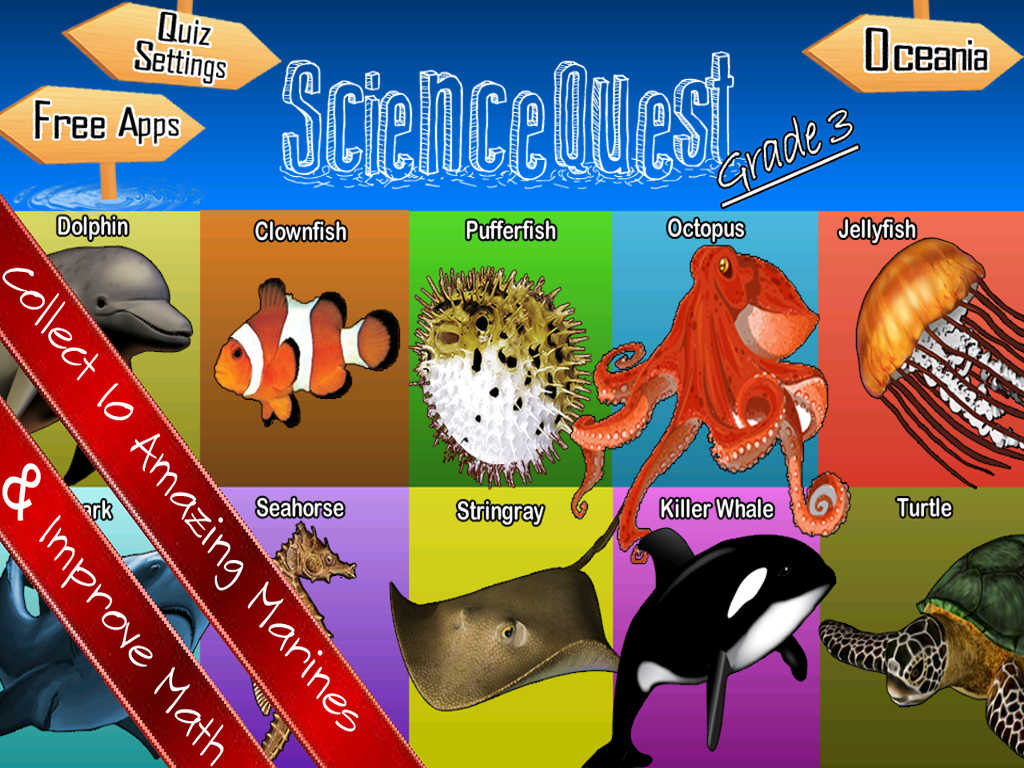 App Shopper: Science Quest - Third Grade Quiz (Education)