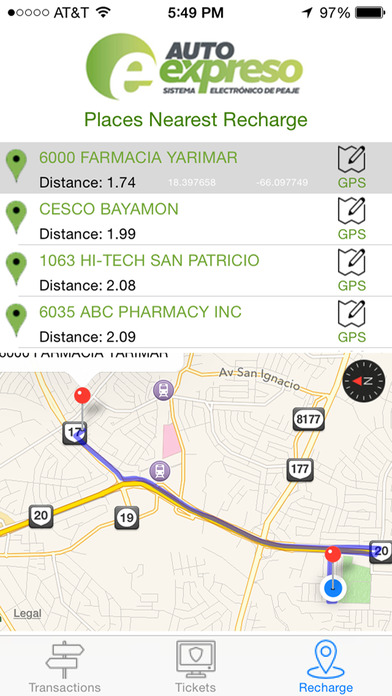 AutoExpreso - AppRecs