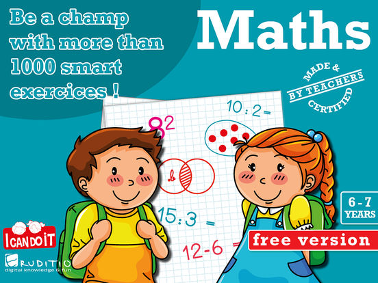 Maths 6-7 years FREE - Funny & clever exercices | Apps | 148Apps