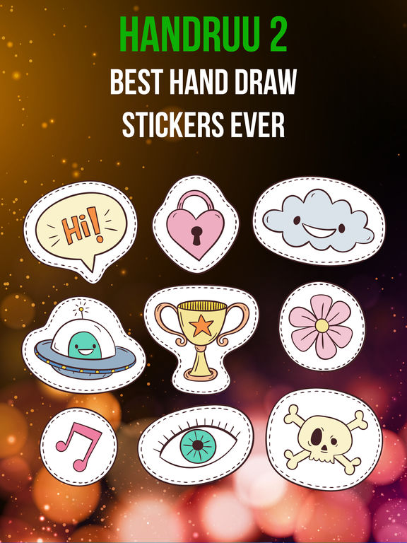 Handruu 2 - Hand draw stickers 2017 | iPhone & iPad Game Reviews ...