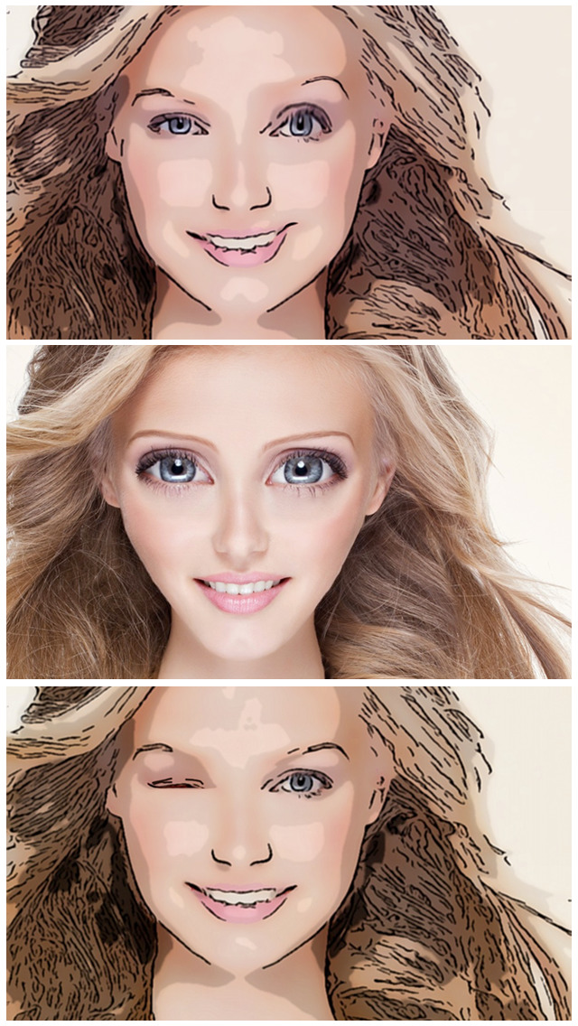 Cartoon Face - morph effect: turn your photo into realistic caricature ...