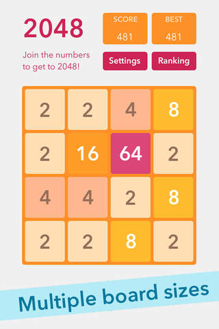 2048 Plus - Multiple board sizes, game types and themes - Slunečnice.cz