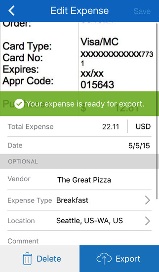 Download ExpenseIt from Concur App Store softwares - ibALsQKaU9nW | mobile9