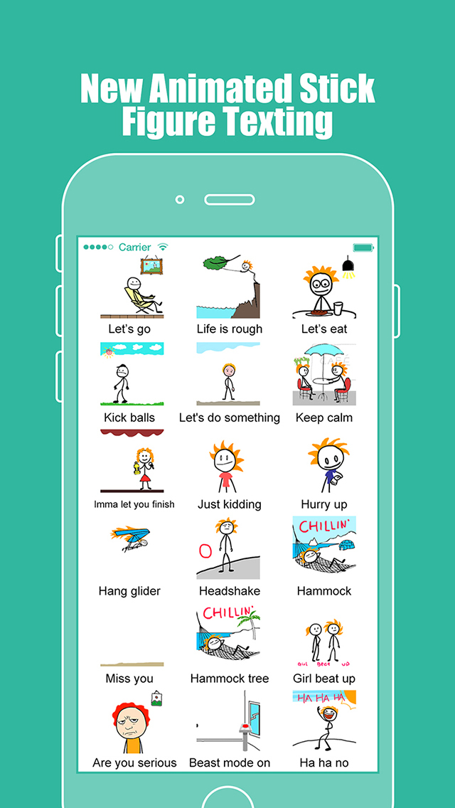 Stick Texting Pro - Emoticons Killer (Emoticon Emojis) | iPhone & iPad ...