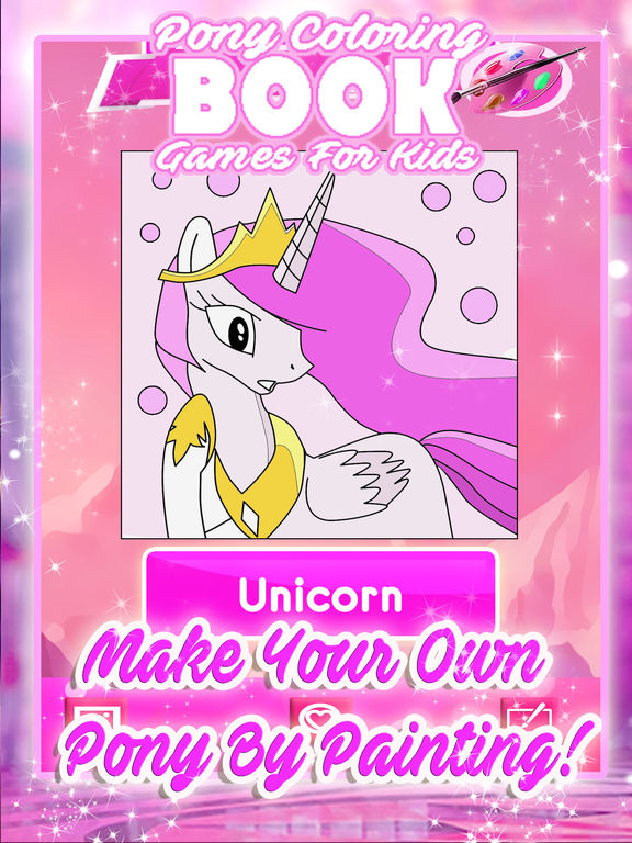 Pony Coloring Book Games: Pages for My Little Kids Tips, Cheats, Vidoes ...