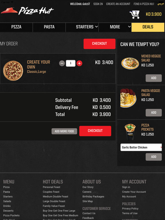 Pizza Hut Kuwait | Apps | 148Apps