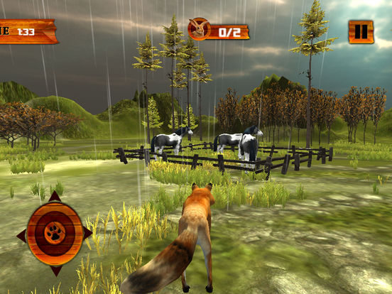 Wild Fox Simulator Games 3D - Become Red Fox & Hunt Wild Farm Animals ...